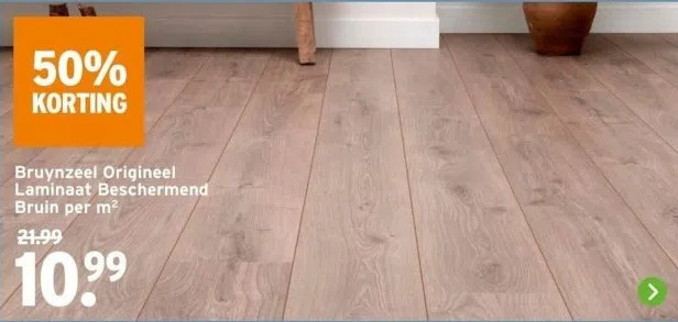 Bruynzeel origineel laminaat beschermend bruin per m² aanbieding bij GAMMA