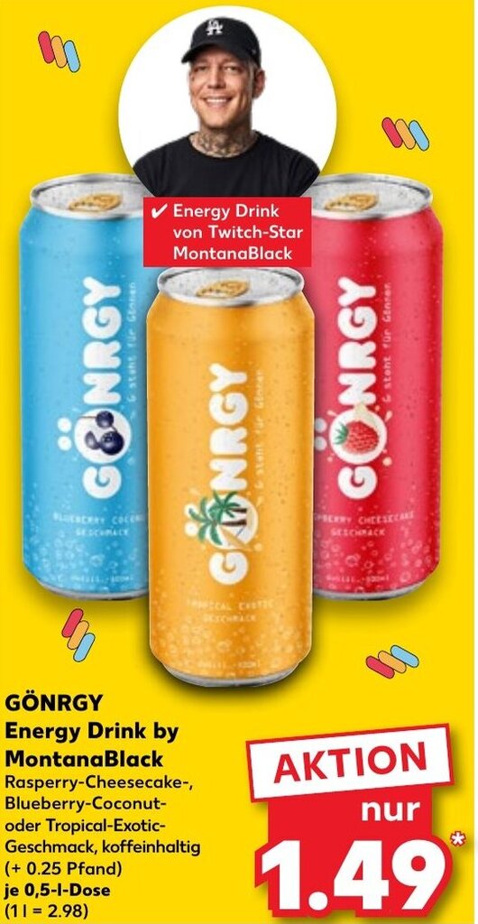 Gonrgy Energy Drink Kaufland