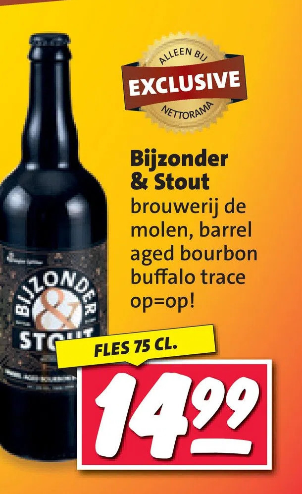 Bijzonder & stout brouwerij de molen, barrel aged bourbon buffalo trace ...