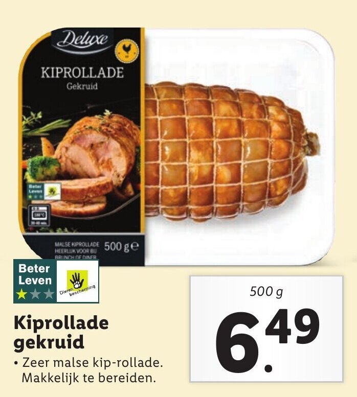 Kiprollade gekruid 500 g aanbieding bij Lidl