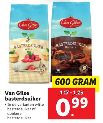 Van Gilse basterdsuiker 600 gram aanbieding bij Lidl