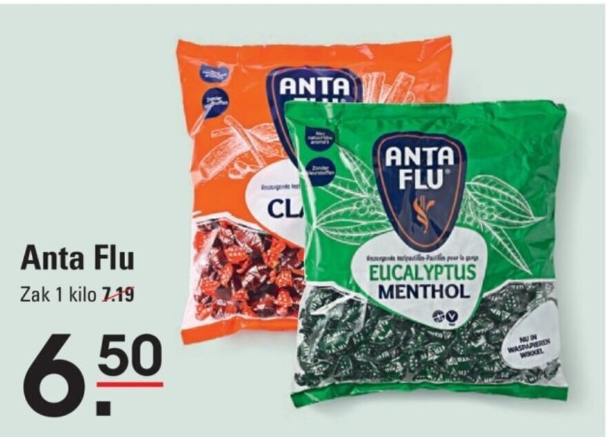 Anta Flu 1kilo aanbieding bij Sligro