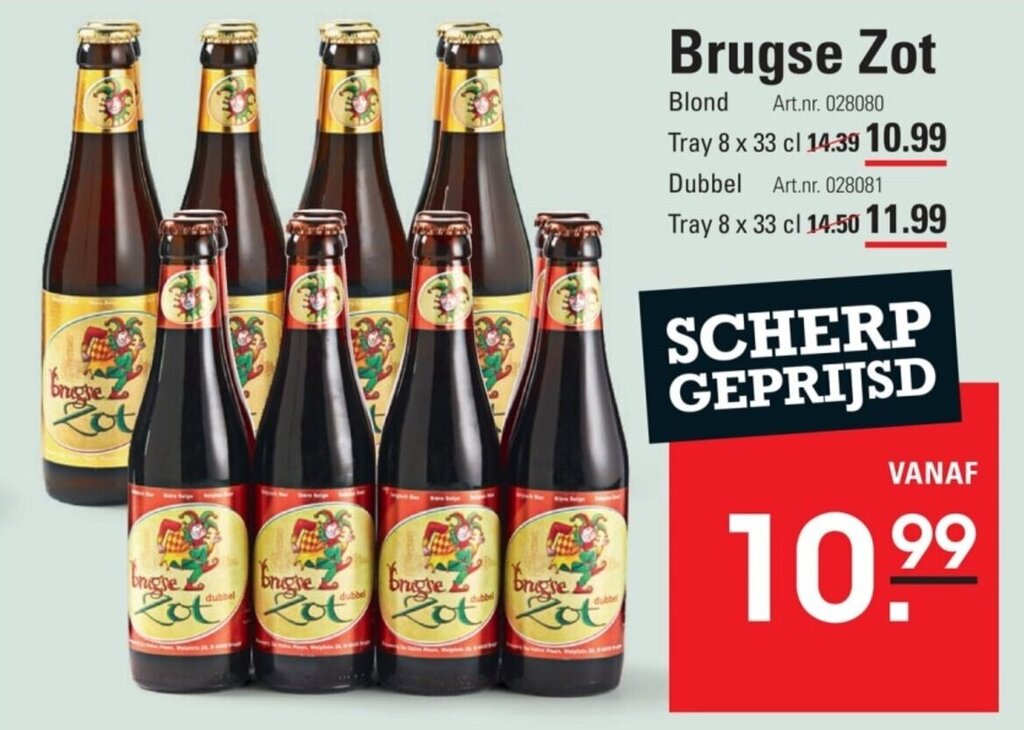 Brugse Zot aanbieding bij Sligro