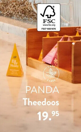 PANDA Theedoos aanbieding bij Casa