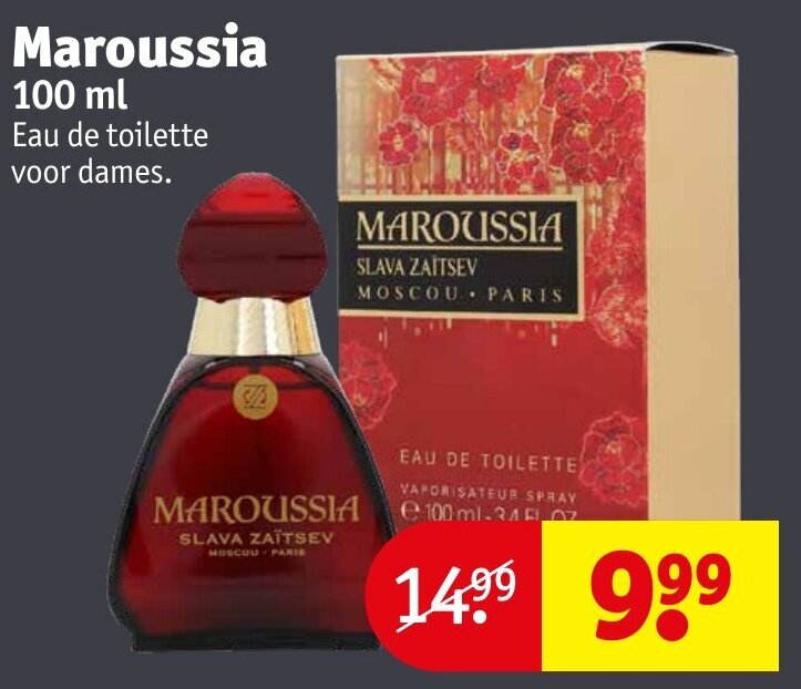 Maroussia 100 ml aanbieding bij Kruidvat