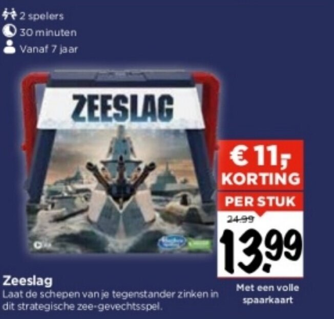 Zeeslag aanbieding bij Vomar Voordeelmarkt