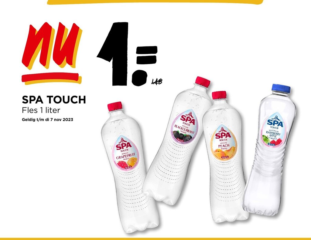 SPA TOUCH 1 liter aanbieding bij Jumbo