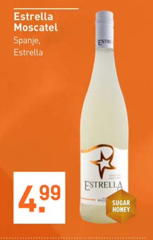 Estrella Moscatel Spanje, Estrella aanbieding bij Gall & Gall