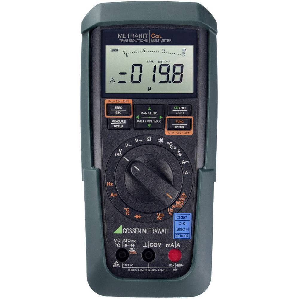 Gossen metrawatt metrahit coil multimeter kalibratie (dakks) digitaal ...
