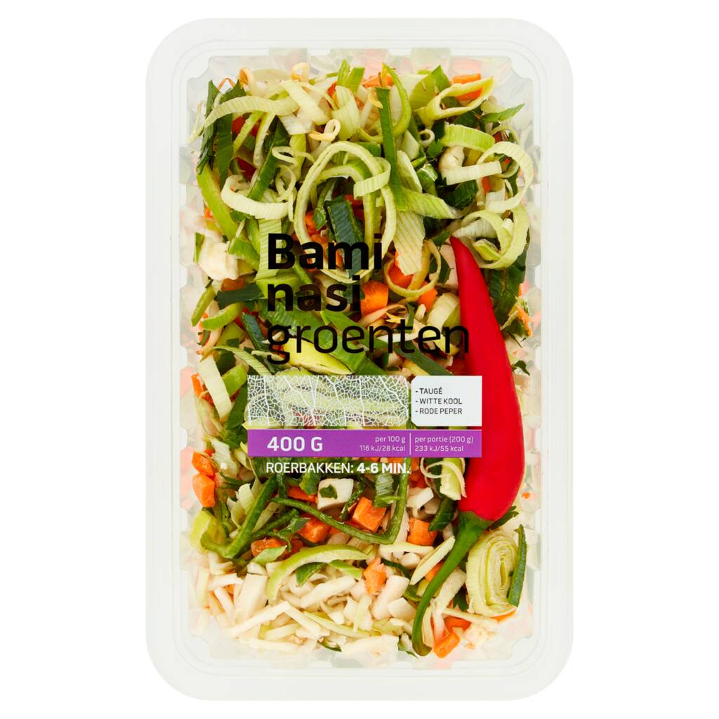 Bami nasi groente aanbieding bij Dekamarkt