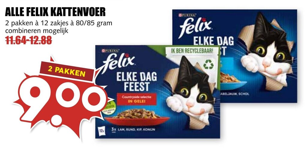 ALLE FELIX KATTENVOER aanbieding bij De Boerenschuur