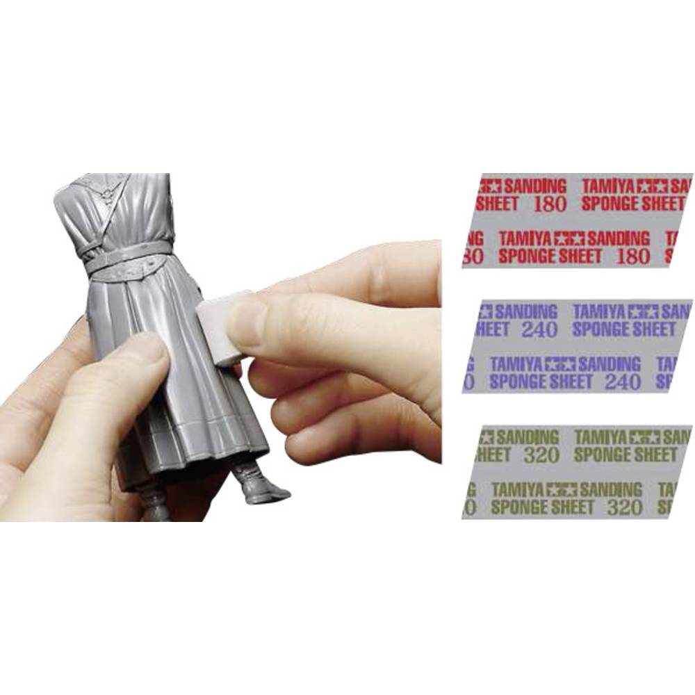 Tamiya 87161 tamiya schuurspons korrel 180 aanbieding bij Conrad