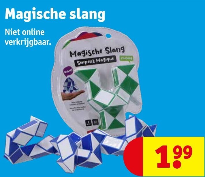 Magische slang aanbieding bij Kruidvat