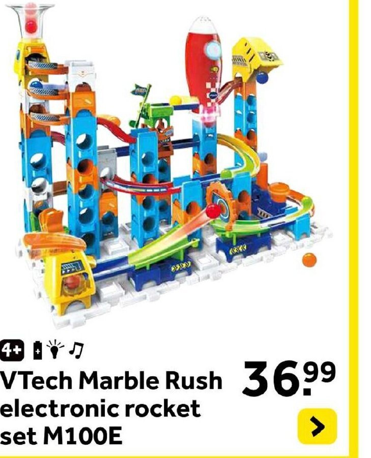 Vtech Marble Rush Electronic Rocket Set M100e Aanbieding Bij Intertoys