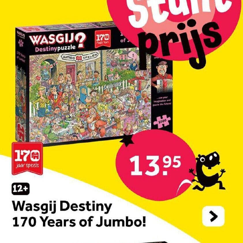Wasgij Destiny 170 Years of Jumbo! aanbieding bij Intertoys