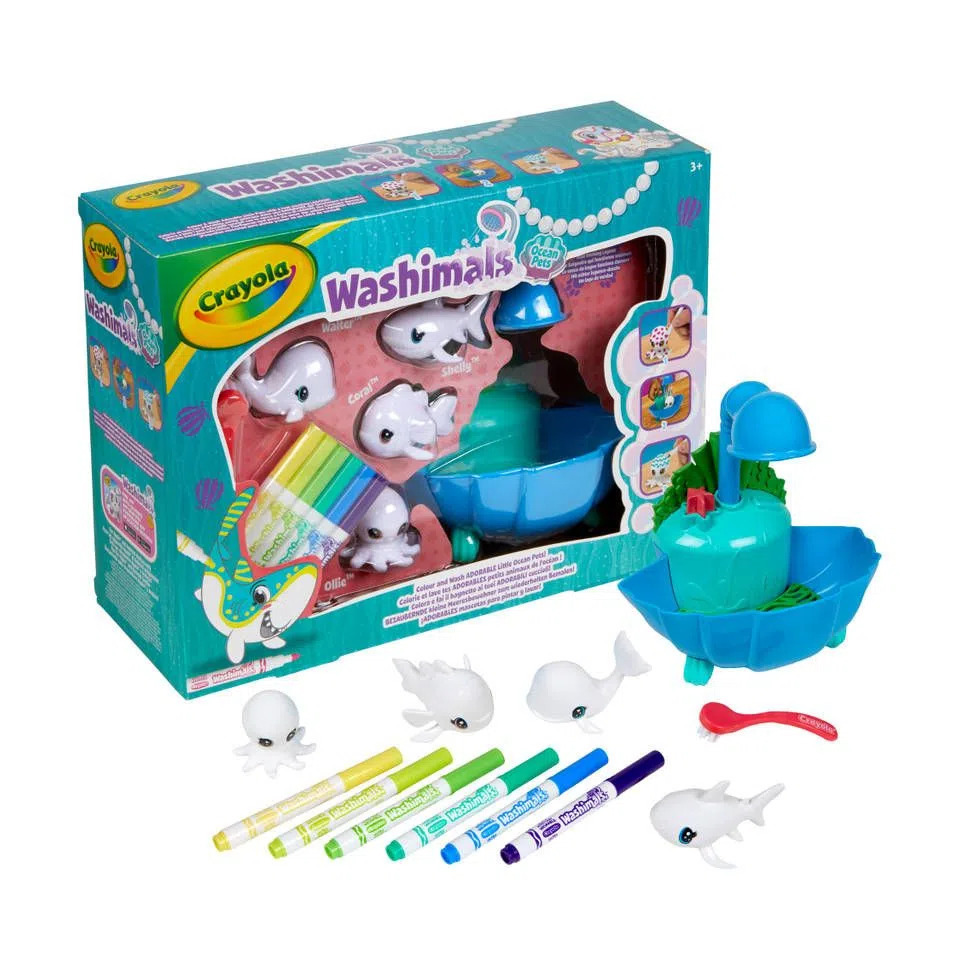 Washimals zeedieren lagune set aanbieding bij Intertoys