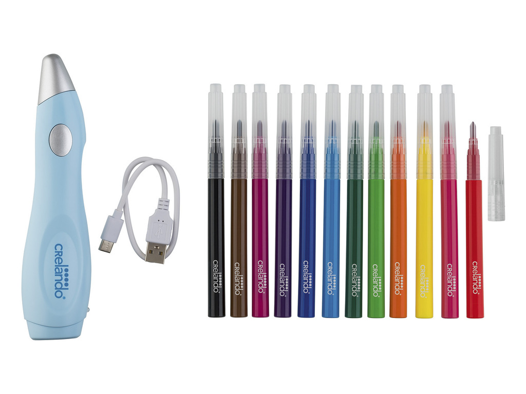 Crelando airbrush startersset aanbieding bij Lidl