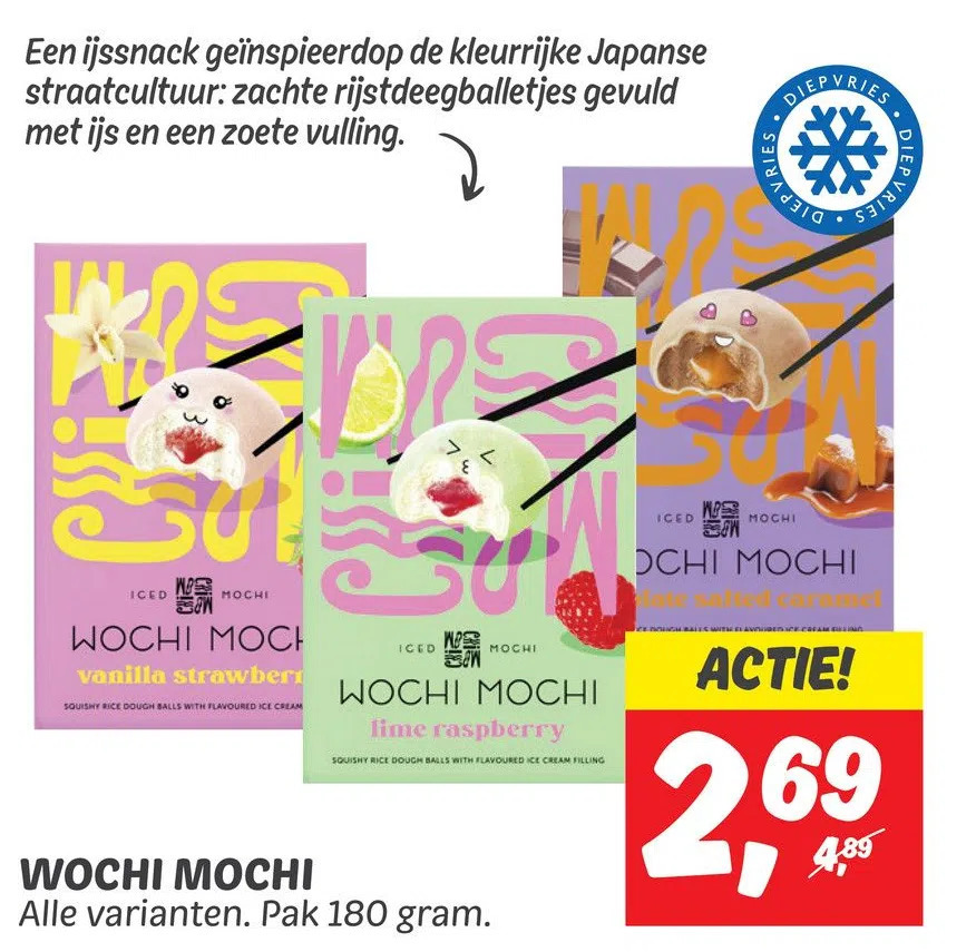 Wochi mochi aanbieding bij Dekamarkt