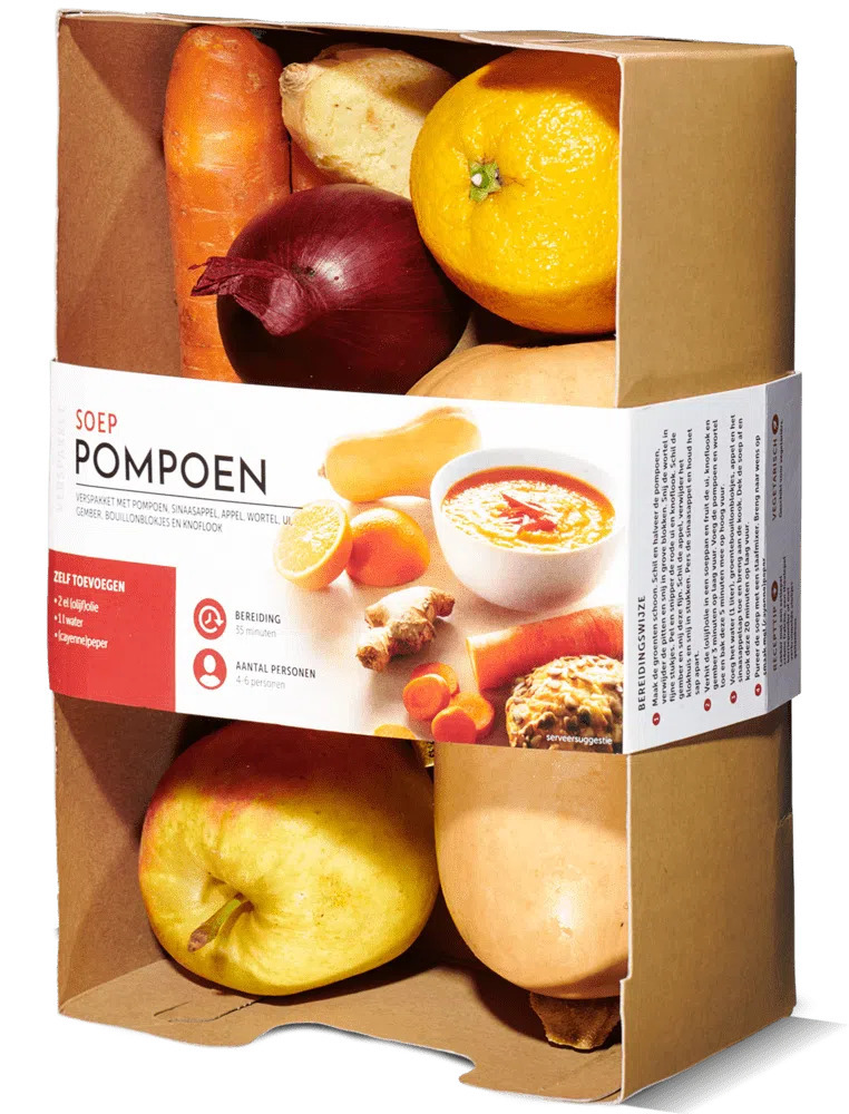 Pompoensoep verspakket aanbieding bij Picnic