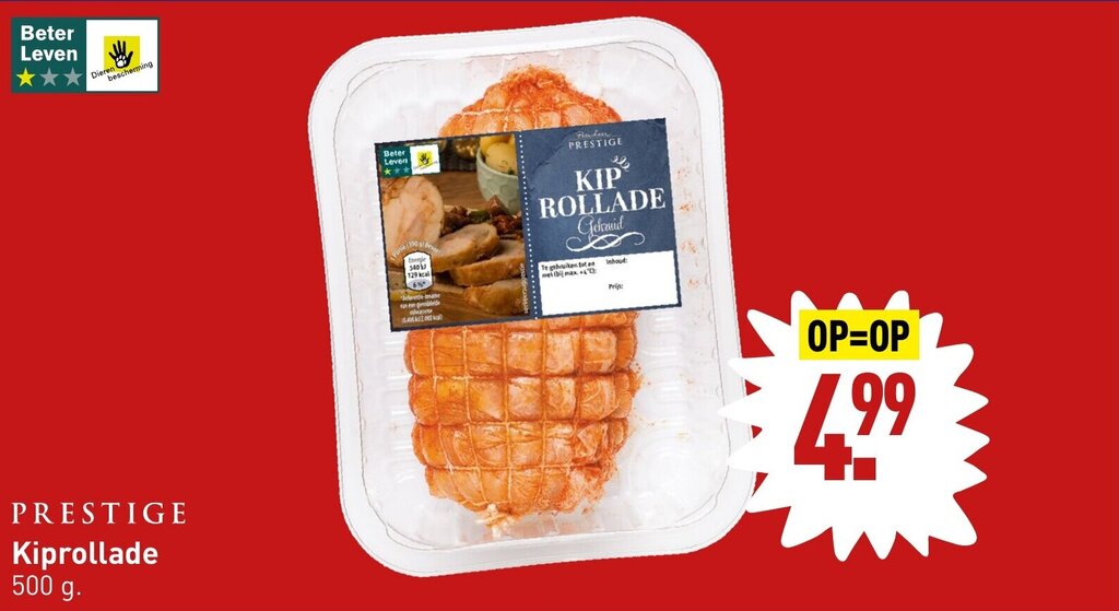 PRESTIGE Kiprollade 500 g. aanbieding bij ALDI