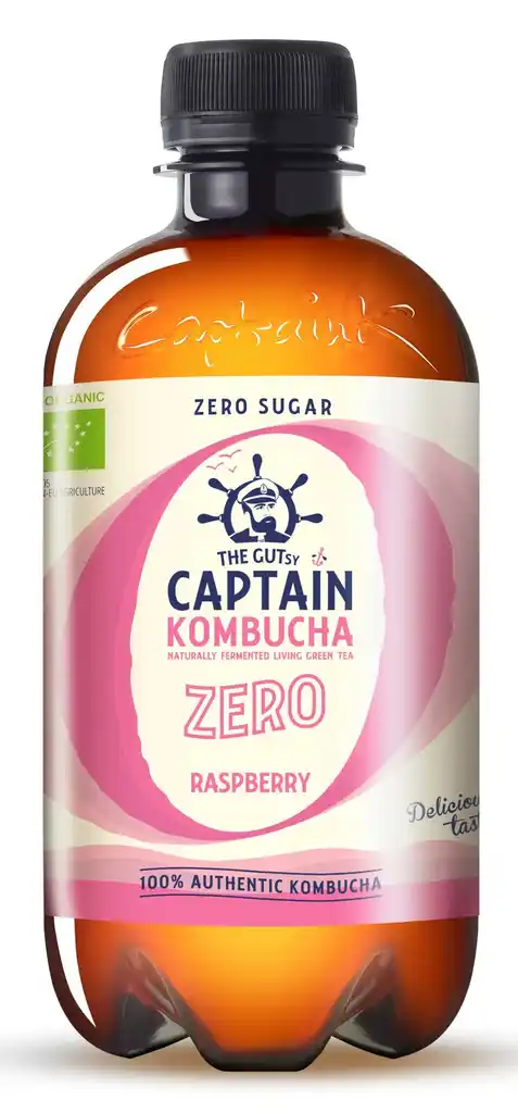 The gutsy captain kombucha zero - framboos 400ml aanbieding bij De ...