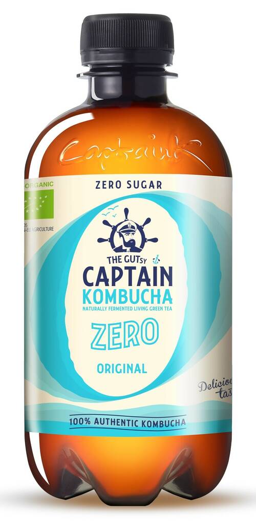 The gutsy captain kombucha zero - original 400ml aanbieding bij De ...