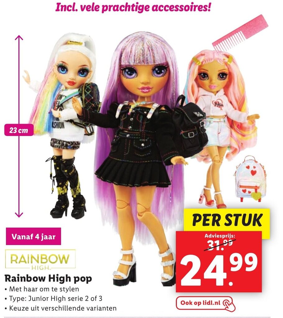 Rainbow High pop aanbieding bij Lidl