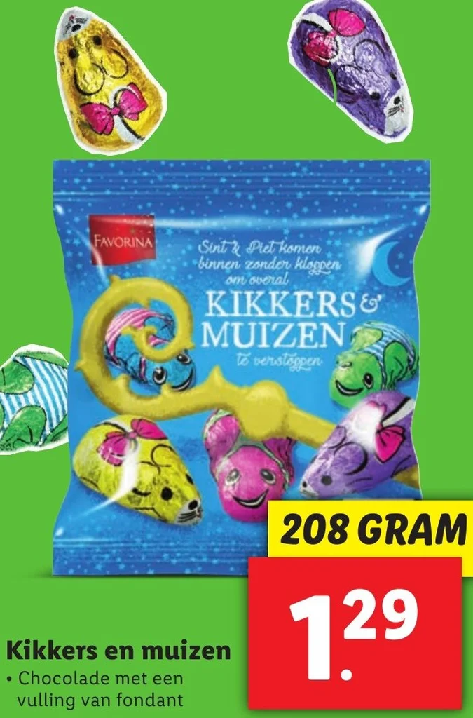 Kikkers en muizen 208 GRAM aanbieding bij Lidl