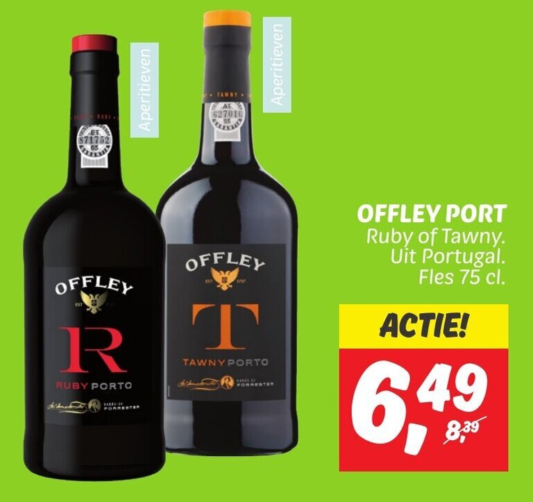 OFFLEY PORT Ruby of Tawny. Uit Portugal. Fles 75 cl. aanbieding bij ...
