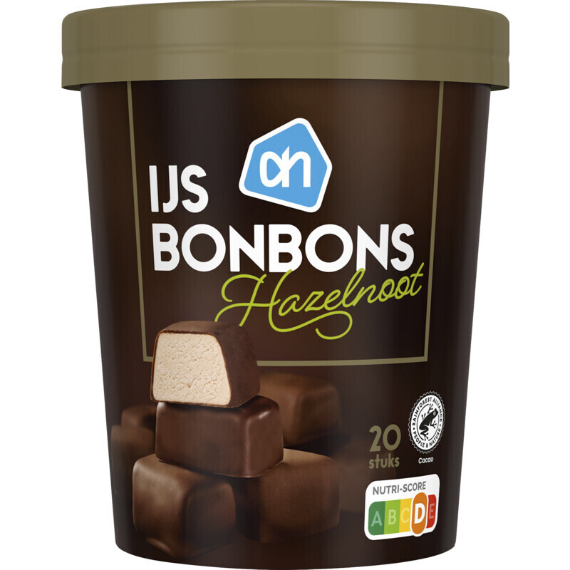 Ah ijsbonbons hazelnoot 2E GRATIS aanbieding bij Albert Heijn