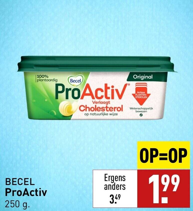 BECEL ProActiv 250 g. aanbieding bij ALDI