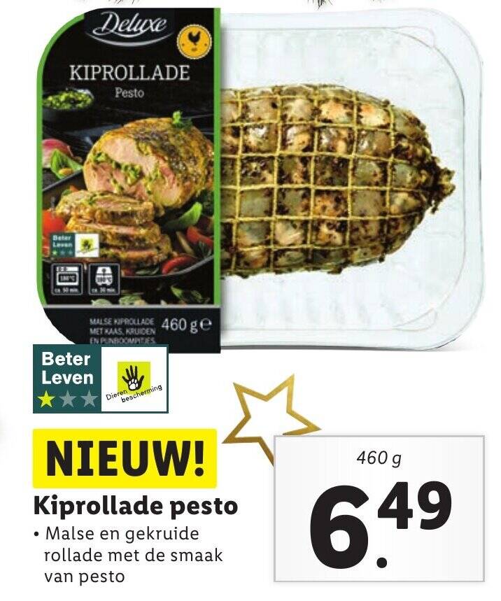 Kiprollade pesto 460g aanbieding bij Lidl