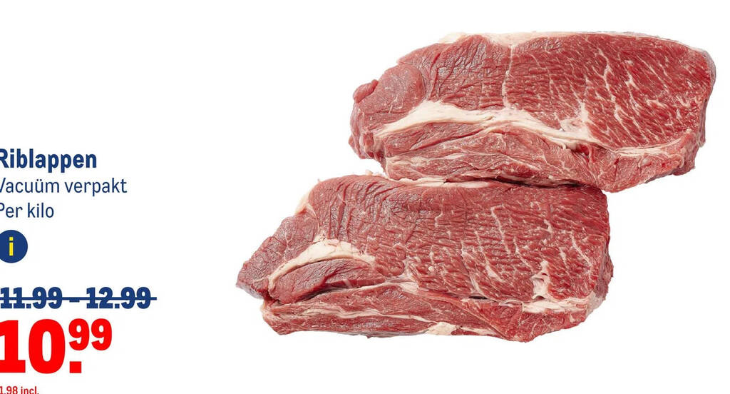 Riblappen aanbieding bij Makro