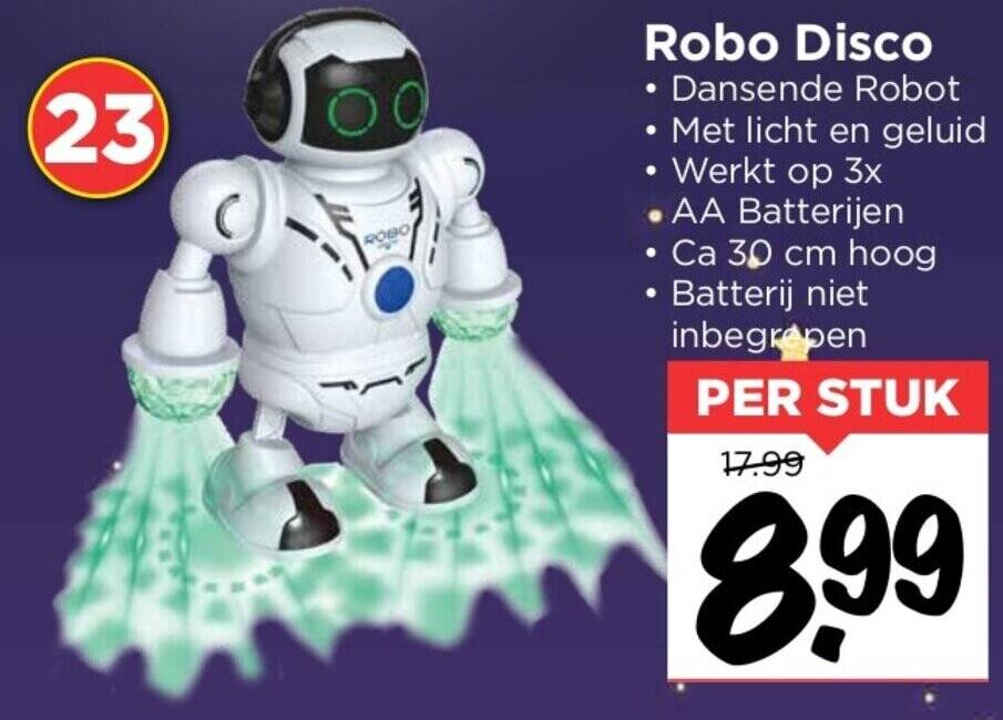 Robo Disco aanbieding bij Vomar Voordeelmarkt