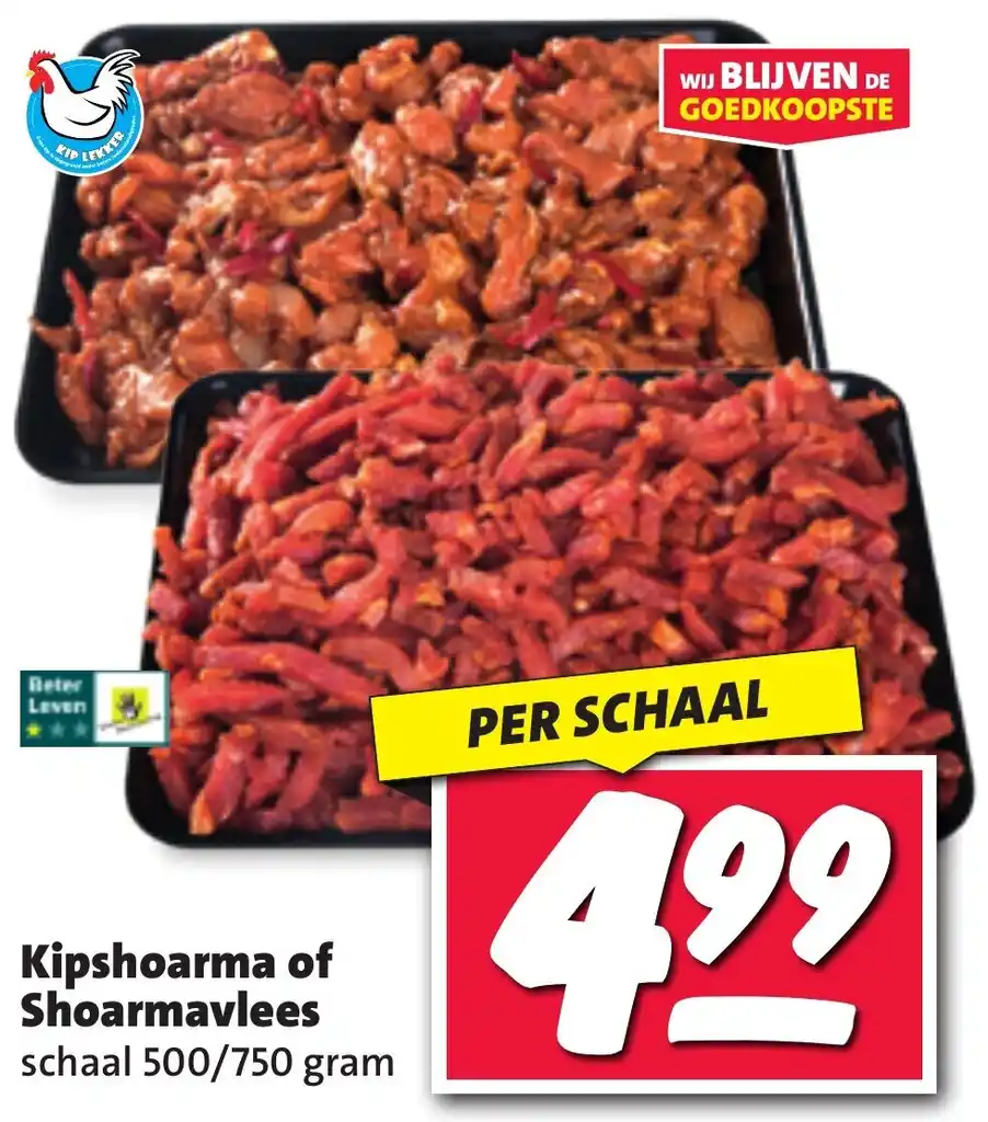 Kipshoarma of Shoarmavlees aanbieding bij Nettorama