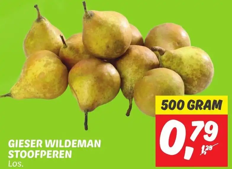 GIESER WILDEMAN STOOFPEREN 500g aanbieding bij Dekamarkt