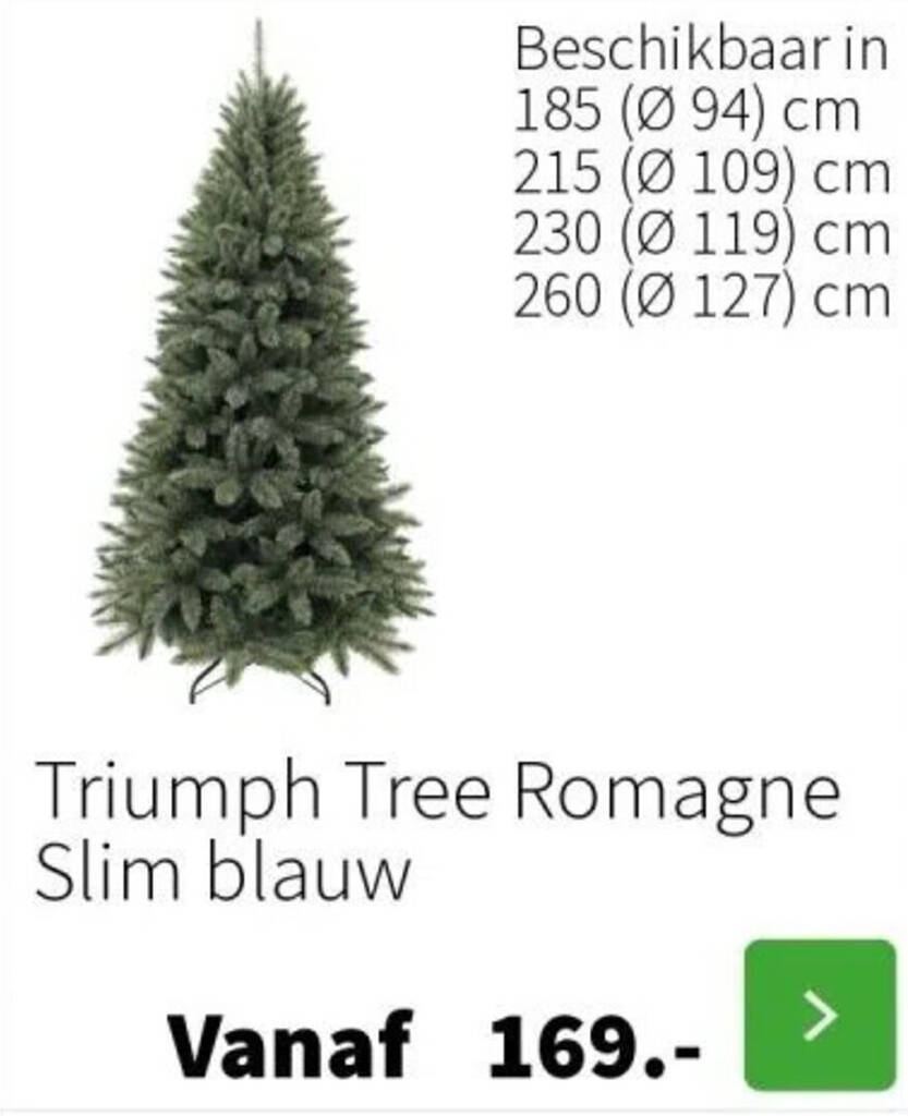 Triumph Tree Romagne Slim blauw aanbieding bij Intratuin