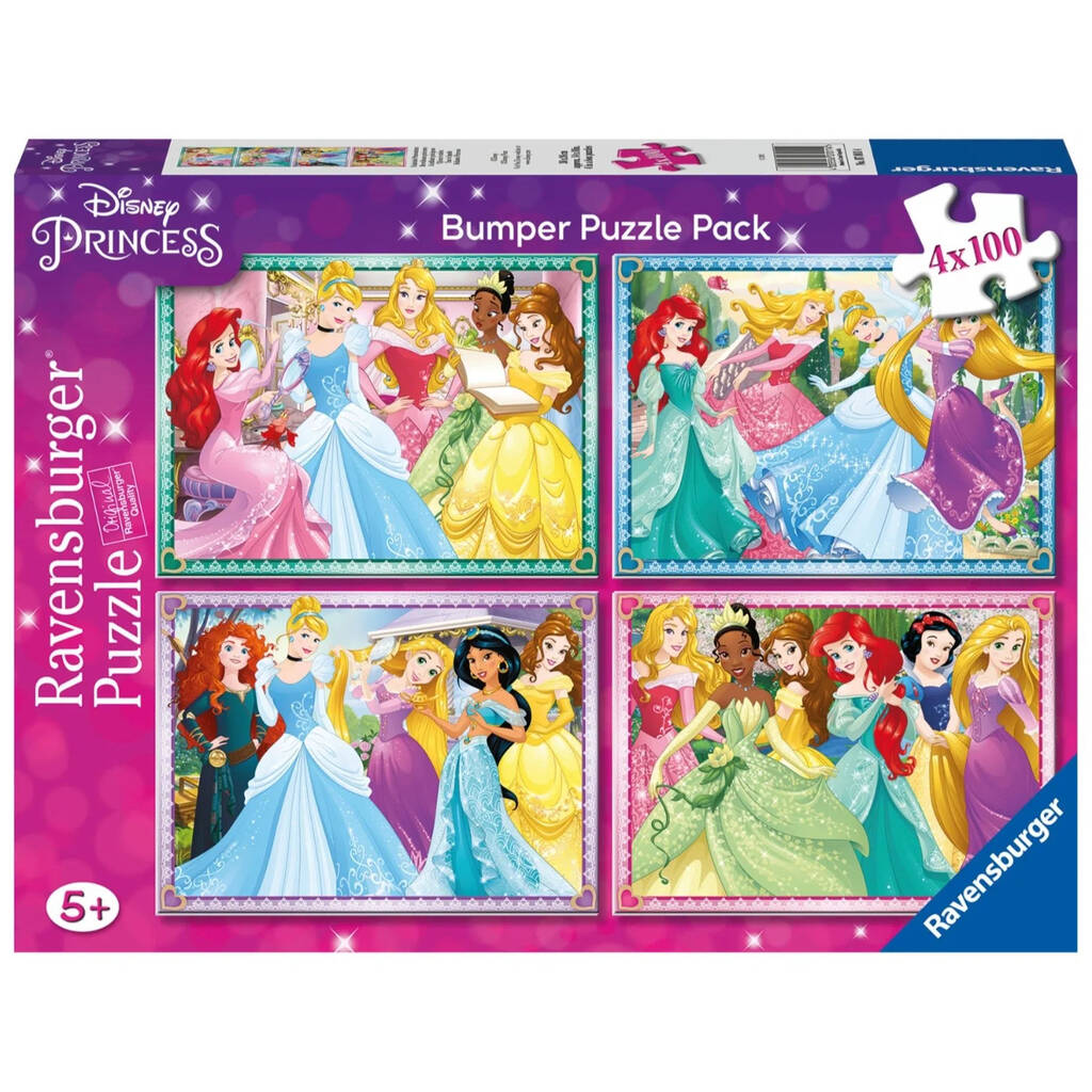 Ravensburger puzzel disney princess 4-in-1 100 stukjes 100 stukjes aanbieding bij Toys2Play