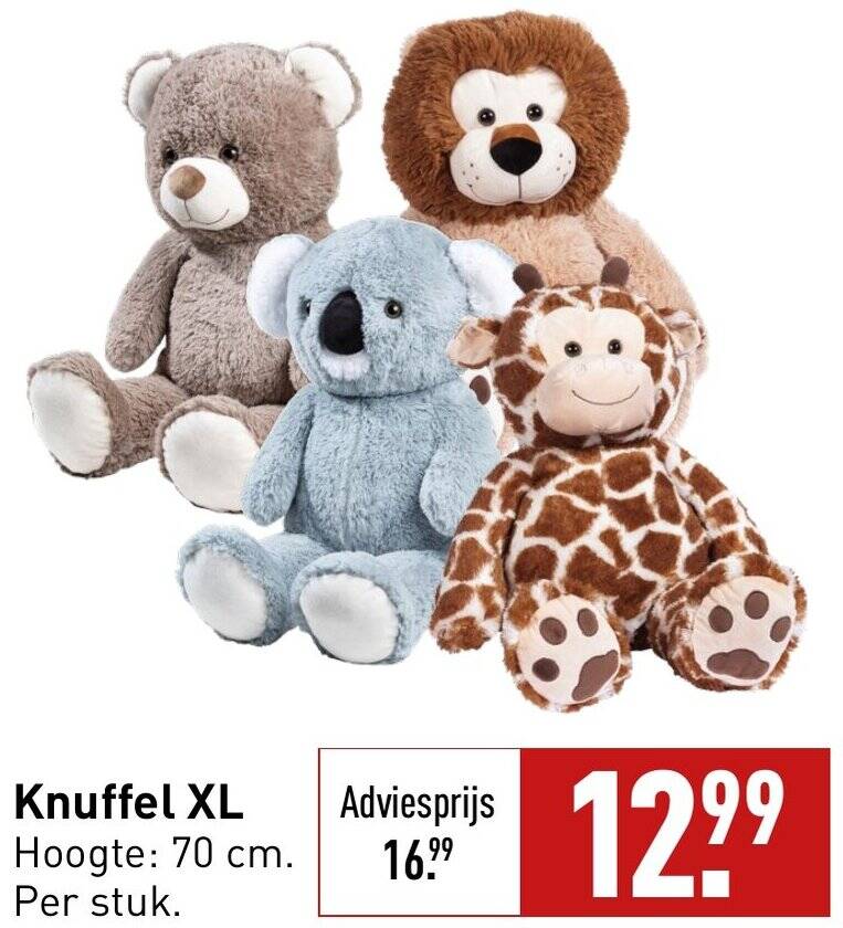 Knuffel XL aanbieding bij ALDI
