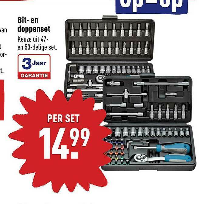 Bit- En Doppenset aanbieding bij ALDI
