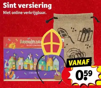 Sint versiering aanbieding bij Kruidvat