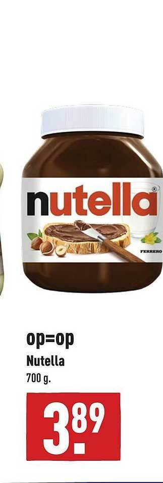Nutella 700g aanbieding bij ALDI