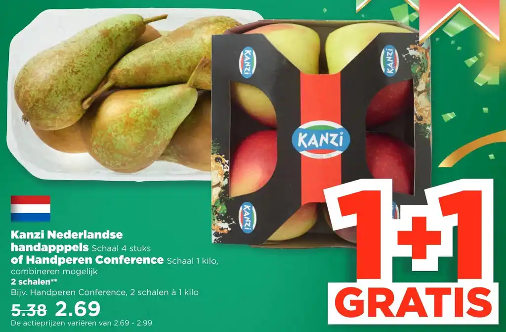 Kanzi Nederlandse handapppels of Handperen Conference 2 schalen ...