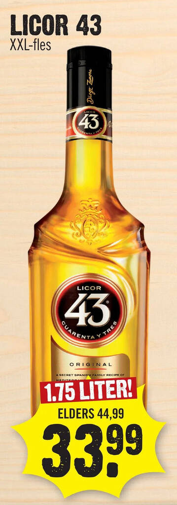 Licor 43 xxl-fles aanbieding bij Super Dirck 3