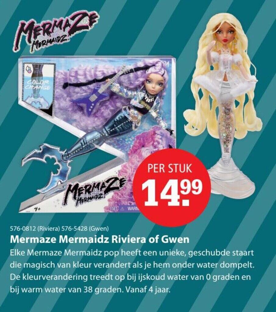 Mermaze Mermaidz Riviera of Gwen aanbieding bij Marskramer