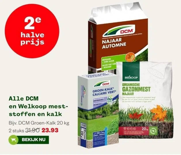Alle dcm en welkoop meststoffen en kalk aanbieding bij Welkoop
