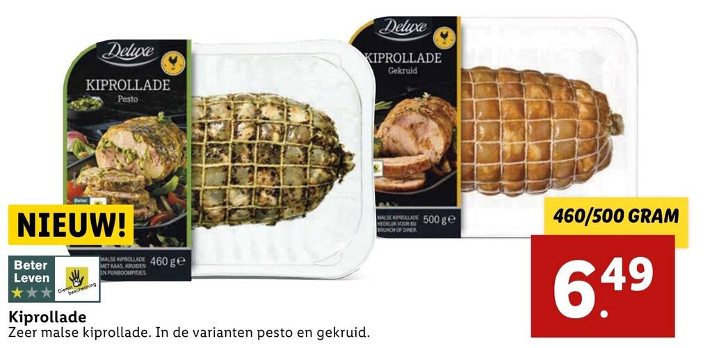 Kiprollade 400/500 gram 400-500 gram aanbieding bij Lidl