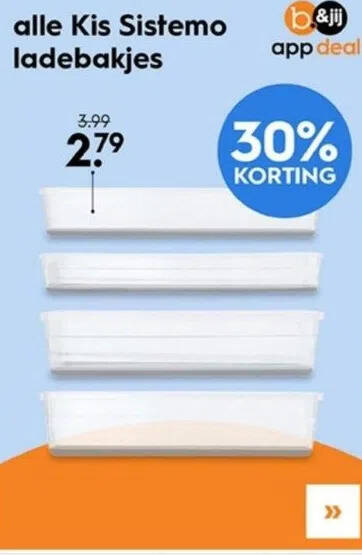 Alle kis sistemo ladebakjes aanbieding bij Blokker