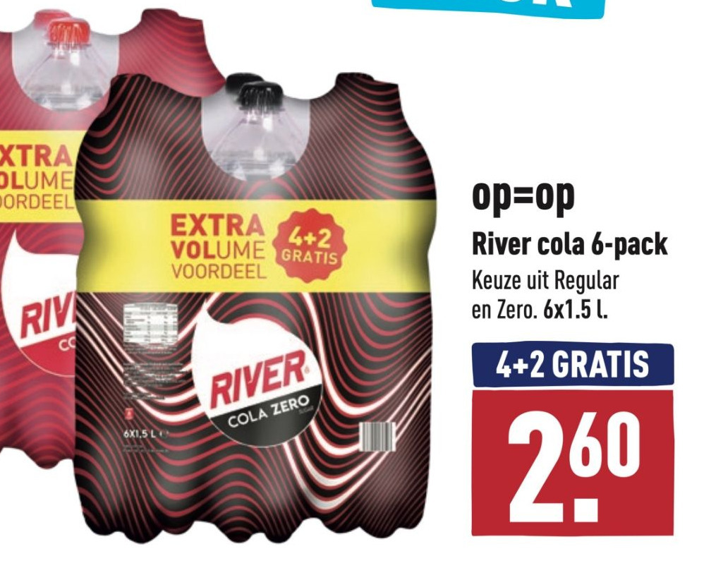 River cola 6-pack aanbieding bij ALDI