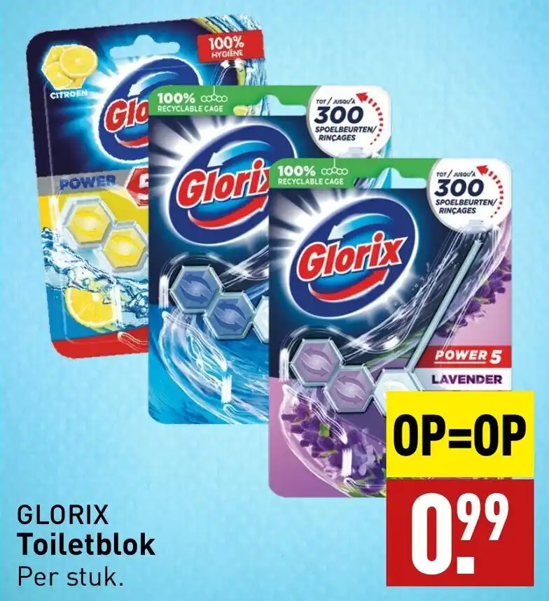 GLORIX Toiletblok Per stuk aanbieding bij ALDI